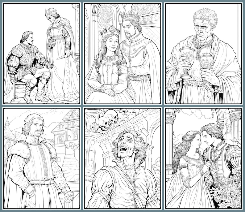 33 Hamlet Coloring Pages, Romantic Fairy Tale Hamlet Printable ...