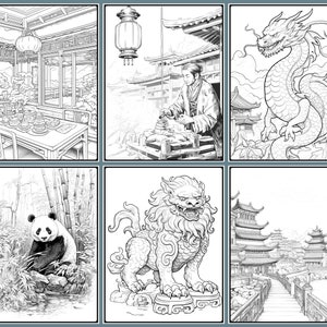 35 Ancient China Coloring Pages, Adults Printable Coloring Page With ...