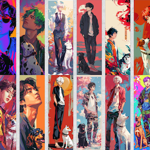 45 Korean Pop Idol Printable Bookmarks, Korean Pop Digital Download ...