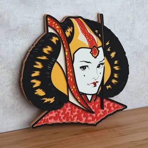 Star War Padme Layered Design for Laser and Paper Cutting, Star War ...