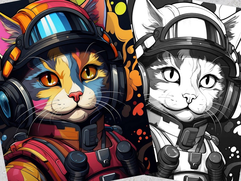 30 Furry Coloring Pages Adults Printable Coloring Page With - Etsy