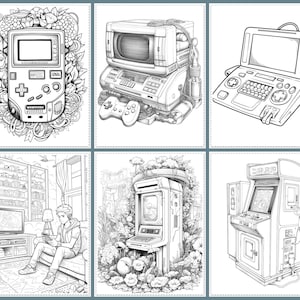 33 Gamer Coloring Pages, Gamer Adults Printable Coloring Page, Game ...