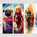 40 Superhero Printable Bookmarks Comics Digital Download - Etsy UK