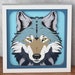 Wolf Shadow Box, Wolf SVG Layered Design for Cricut Silhouette Glowforge, 3D Wolf Head Layered ...