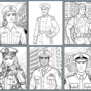 35 Brave Policemans Coloring Pages, Printable Policeman Coloring Book ...