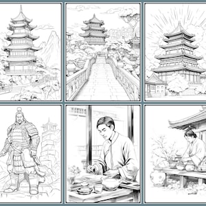 35 Ancient China Coloring Pages, Adults Printable Coloring Page With ...