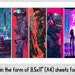 50 Cyberpunk Printable Bookmarks, Cyberpunk Digital Download Bookmark ...