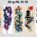 50 Tattoo Printable Bookmarks, Tattoo Digital Download Bookmark Sheets ...