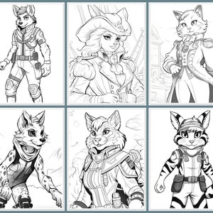 30 Furry Coloring Pages, Adults Printable Coloring Page With Furry Arts ...