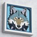 Wolf Shadow Box, Wolf SVG Layered Design for Cricut Silhouette Glowforge, 3D Wolf Head Layered ...