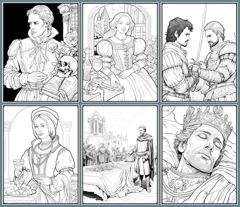 33 Hamlet Coloring Pages, Romantic Fairy Tale Hamlet Printable ...