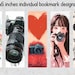 50 Photo Camera Printable Bookmarks, Camera Digital Download Bookmark ...