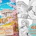 40 Ancient Greece Coloring Pages, Adults Printable Coloring Page With ...