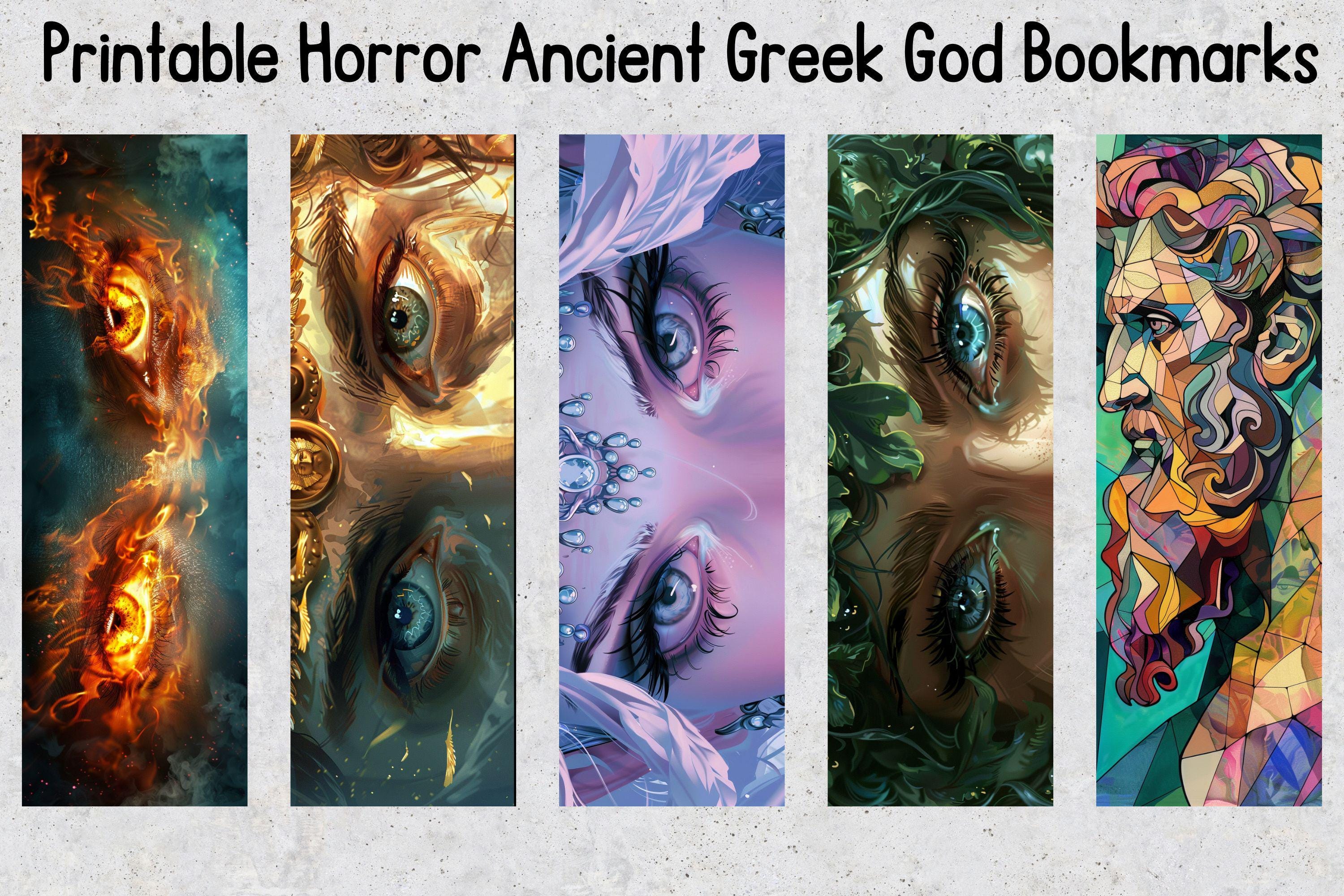 50 Ancient Greek God Printable Bookmarks, Greek Digital Download ...