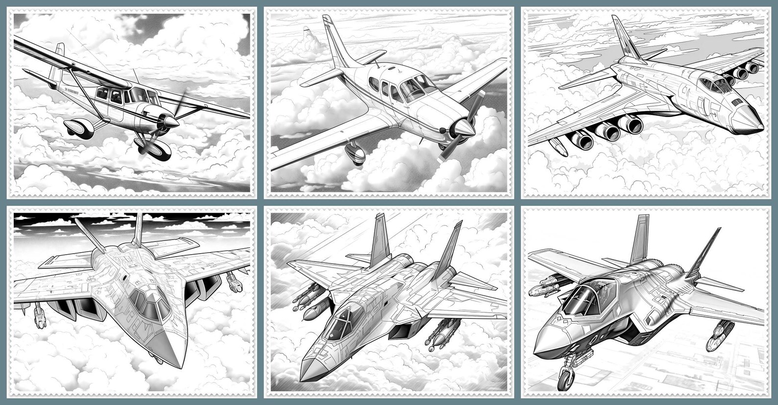27 Airplane Coloring Pages, Printable Aircraft Coloring Pages for ...