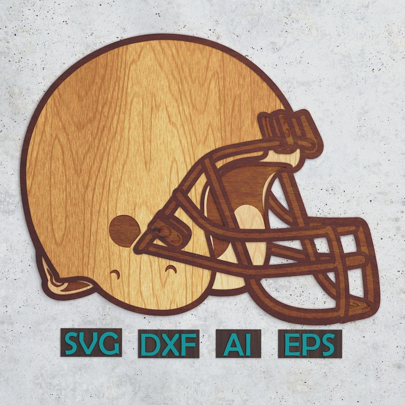 Nfl Helmet Laser Cut - Etsy