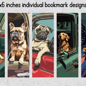 50 Car Printable Bookmarks, Car Digital Download Bookmark Sheets ...