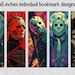 50 Horror Arts Printable Bookmarks, Horror Arts Digital Bookmark Sheets ...