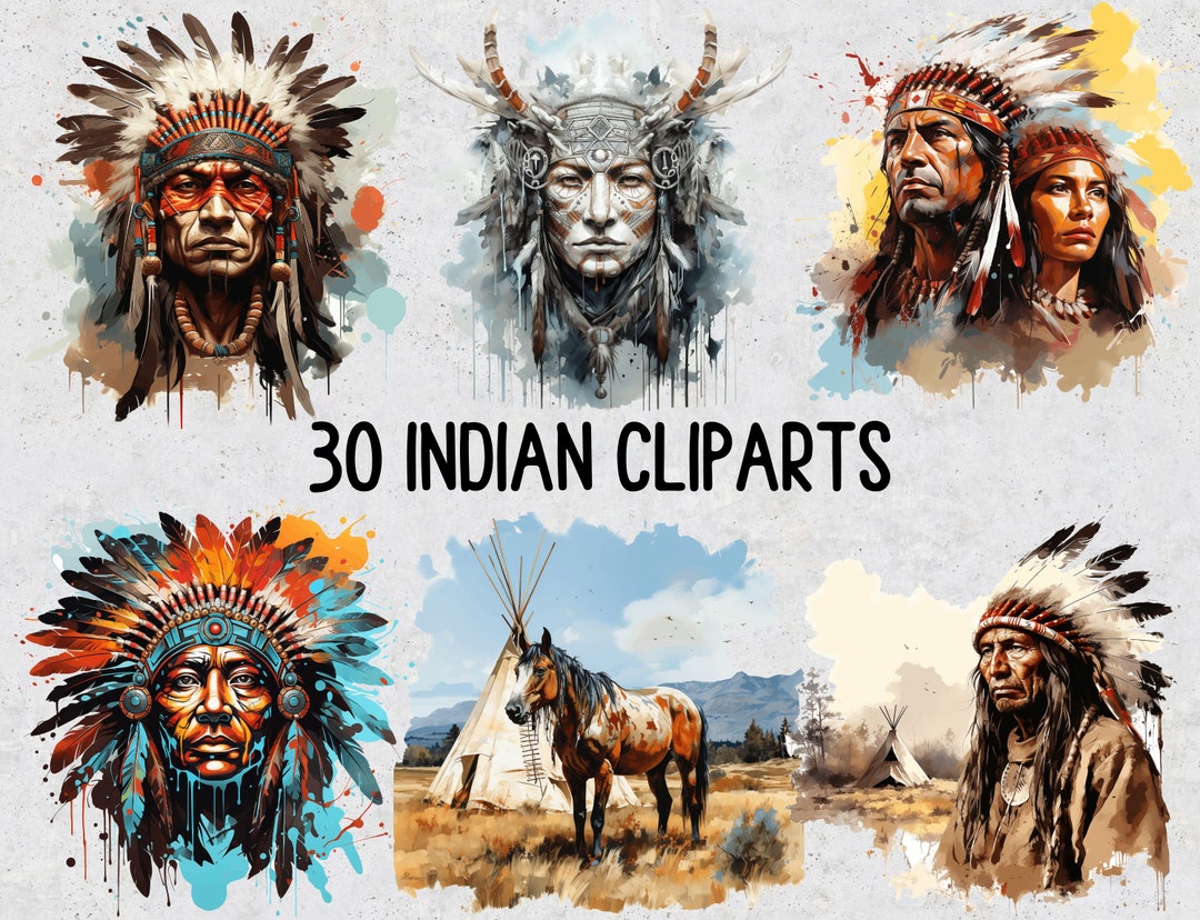 30 Indian PNG Sublimation Clip Arts Bundle, Set of Transparent ...