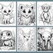 28 Baby Animals Coloring Pages, Adults Printable Coloring Page ...