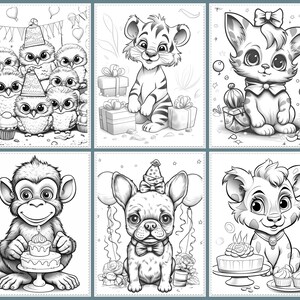 30 Birthday Party Coloring Pages, Adults Printable Coloring Page ...