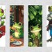 50 Frog Printable Bookmarks, Frog Digital Download Bookmark Sheets ...