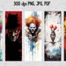 45 Horror Printable Bookmarks, Horror Digital Bookmark Sheets, Horror ...