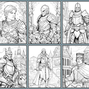 45 Medieval City Coloring Pages, Printable Coloring Page With Medieval ...