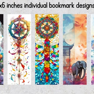 50 Buddhist Printable Bookmarks, Buddhism Digital Download Bookmark ...