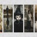 50 Horror Kids Printable Bookmarks, Horror Digital Bookmark Sheets ...
