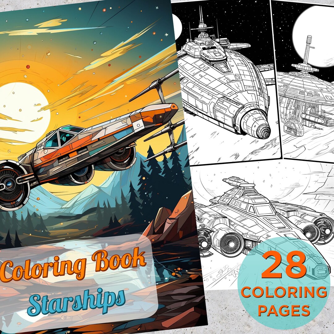 28 Starships Coloring Pages, Printable Spaceship Coloring Pages for ...