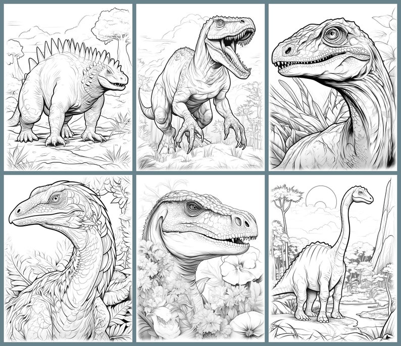 36 Dinosaurs Coloring Pages, Printable Dinosaur Coloring Pages for ...