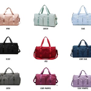 Personalized Initial Duffel Bag, Cute Overnight Bag, Hospital Bag ...