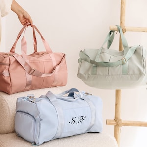 Personalized Initial Duffel Bag, Cute Overnight Bag, Hospital Bag ...
