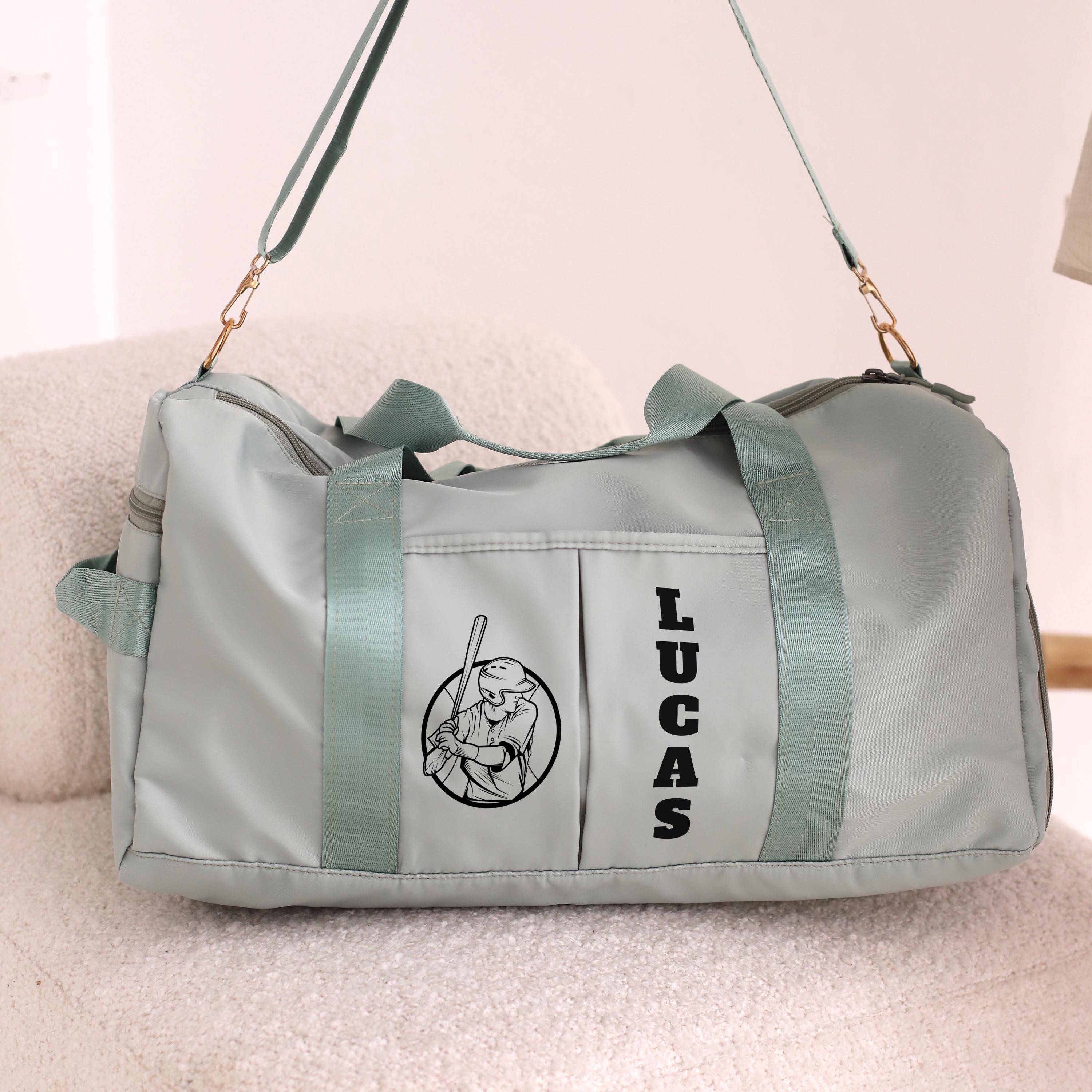 Personalized Baseball Bag, Name Sports Bag, Baseball Player Gym Bag ...