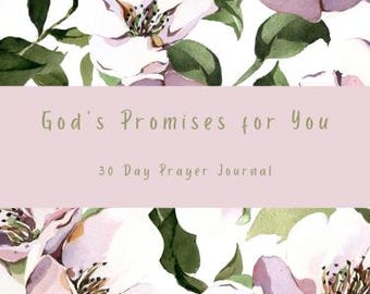 Prayer Journal- 19 Promises of God - Etsy