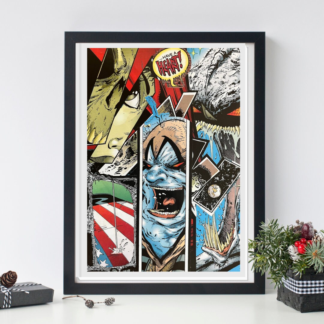 Spawn Violator Art Print Digital Download, Comic Book Collage Decor ...