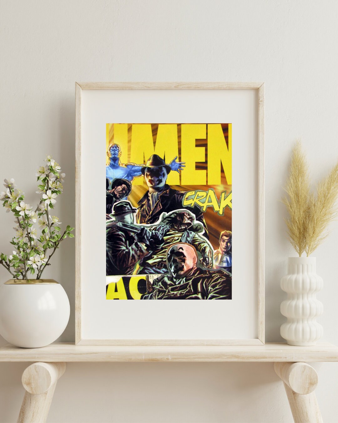 Watchmen Art Print Digital Download, DC Comics Collage Art, Comic Book ...
