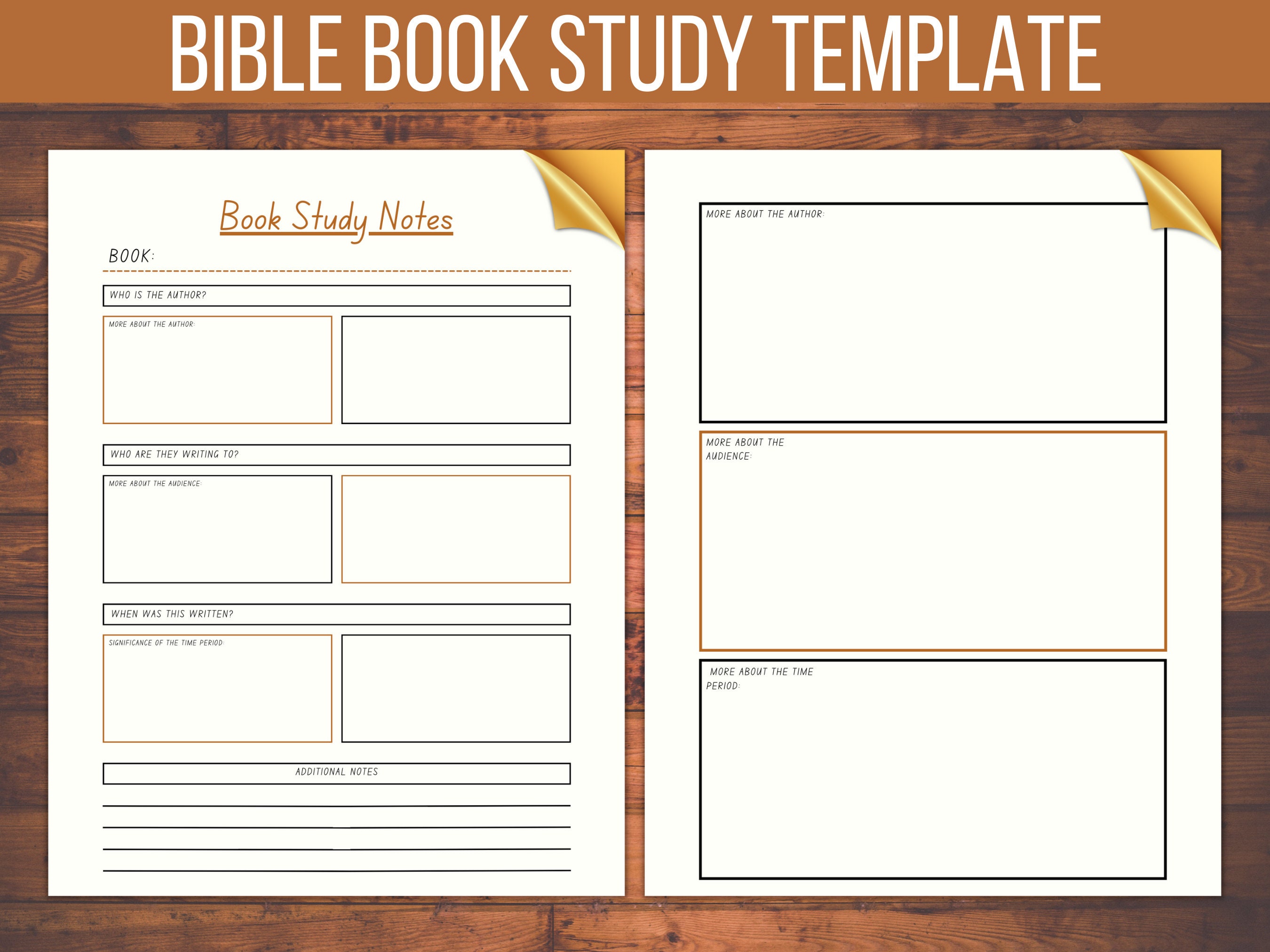 Bible Study Planner, Book Study Notes, Book Introduction, Sermon Notes ...