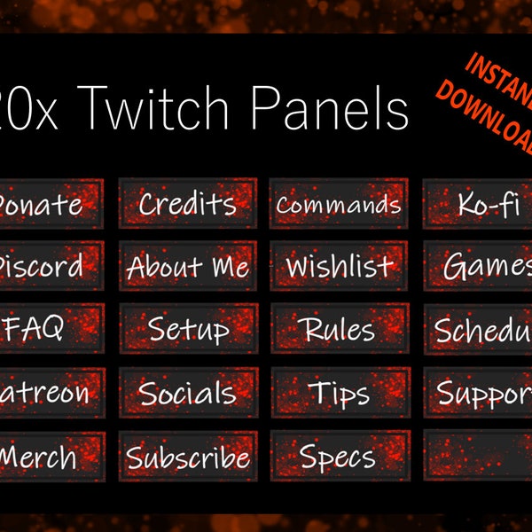 Horror Kick Overlay - Etsy