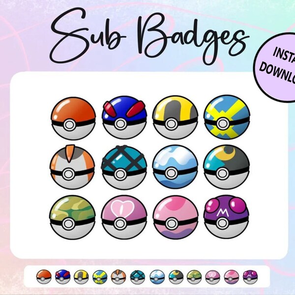 Kick Sub Badges - Etsy