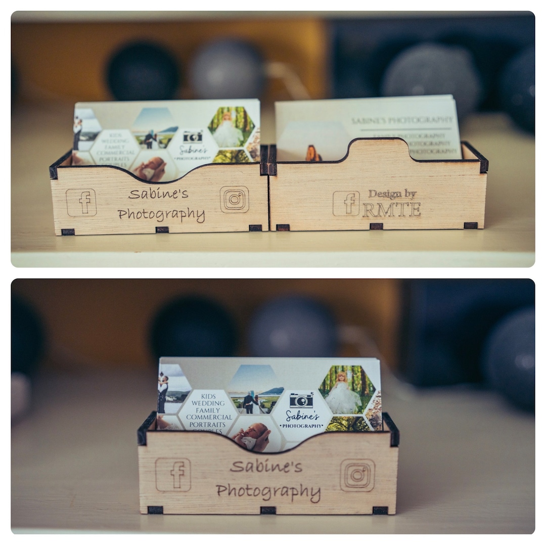 Business Card Holder Tray - Etsy