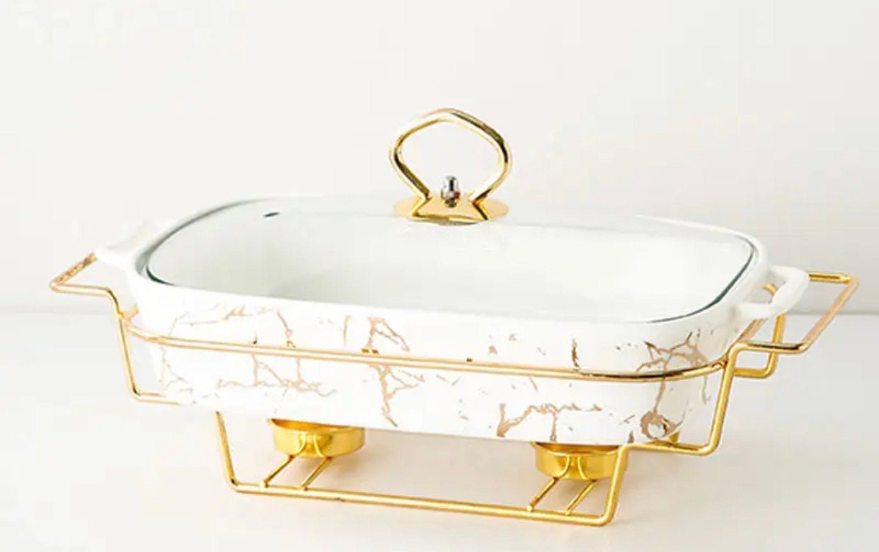 Ceramic Chafing / Food Warmer/ Buffet Server/ Food Serving/ House Gift ...