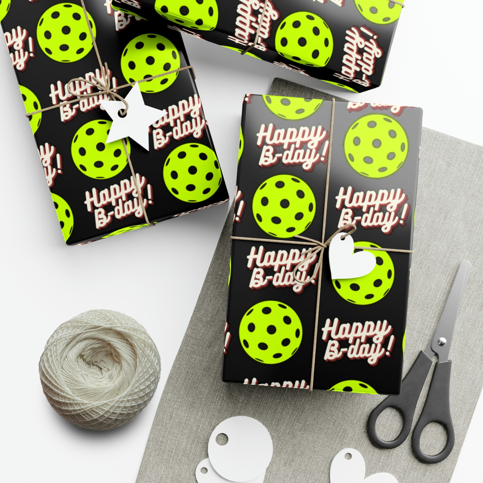 Pickleball Wrapping Paper, Pickleball Gift Wrap, 30x20 Gift Wrap ...
