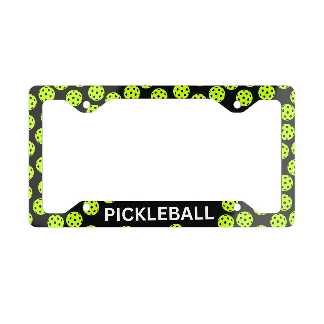 Pickleball Framepickleball Trendpickleball Car Platemetal - Etsy