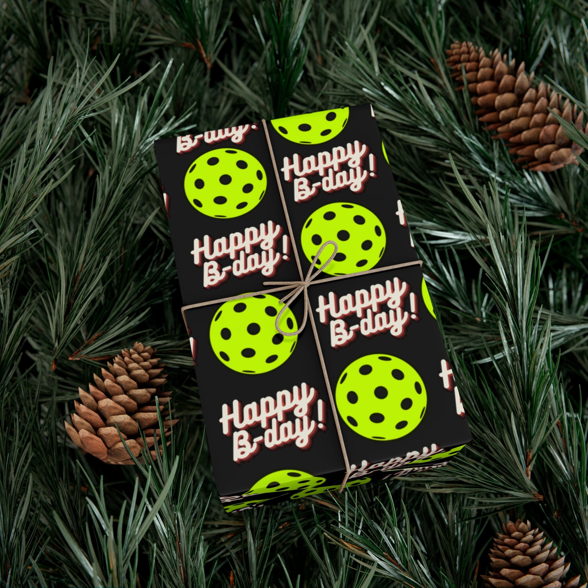 Pickleball Wrapping Paper, Pickleball Gift Wrap, 30x20 Gift Wrap ...