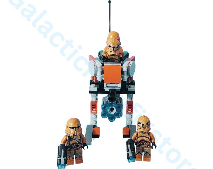 Lego Star Wars Clone Wars Desert Battle Pack With AT-RT, 2 Airborne ...