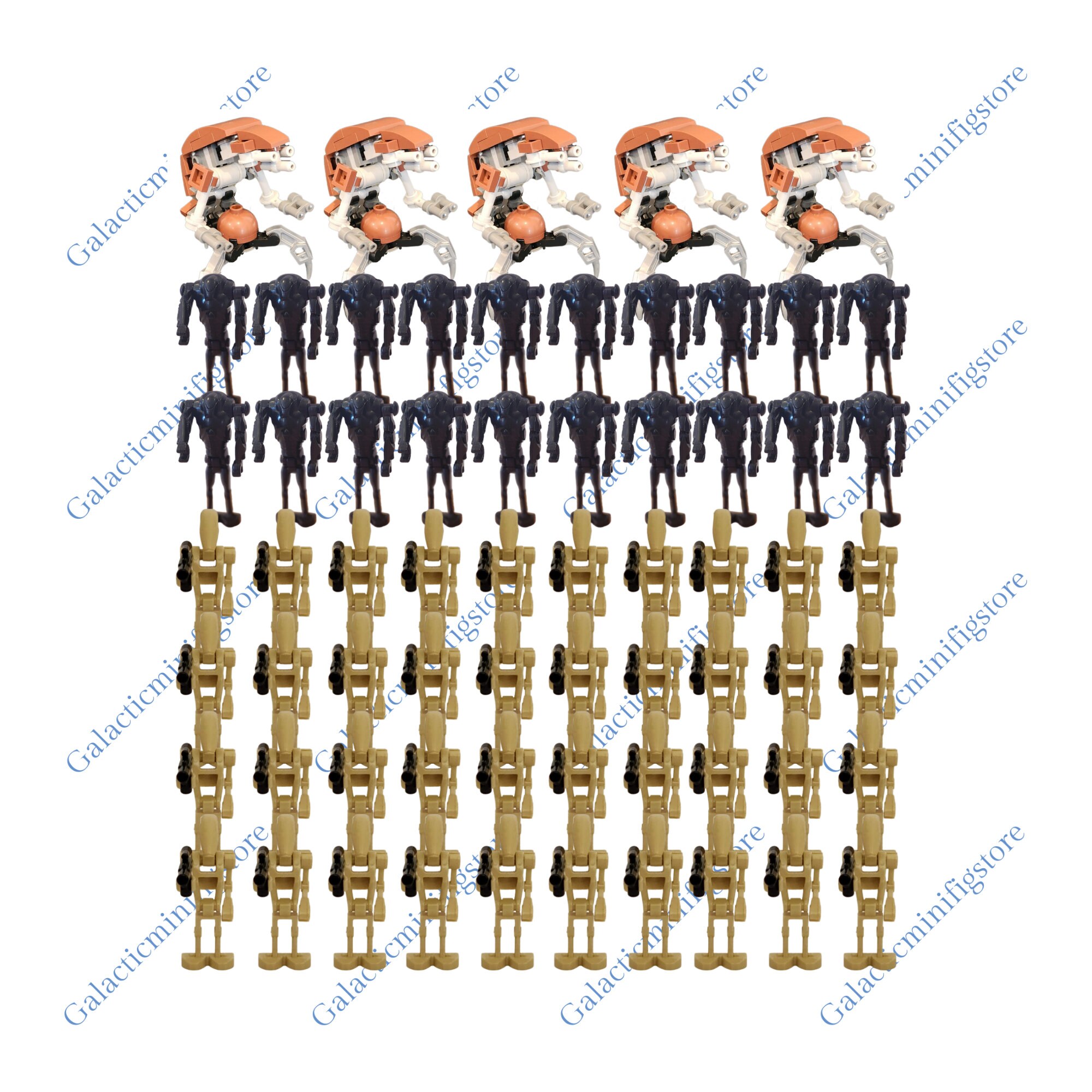 Lego Star Wars Clone Wars Battle Droid Army Lot 5x Droideka - Etsy UK