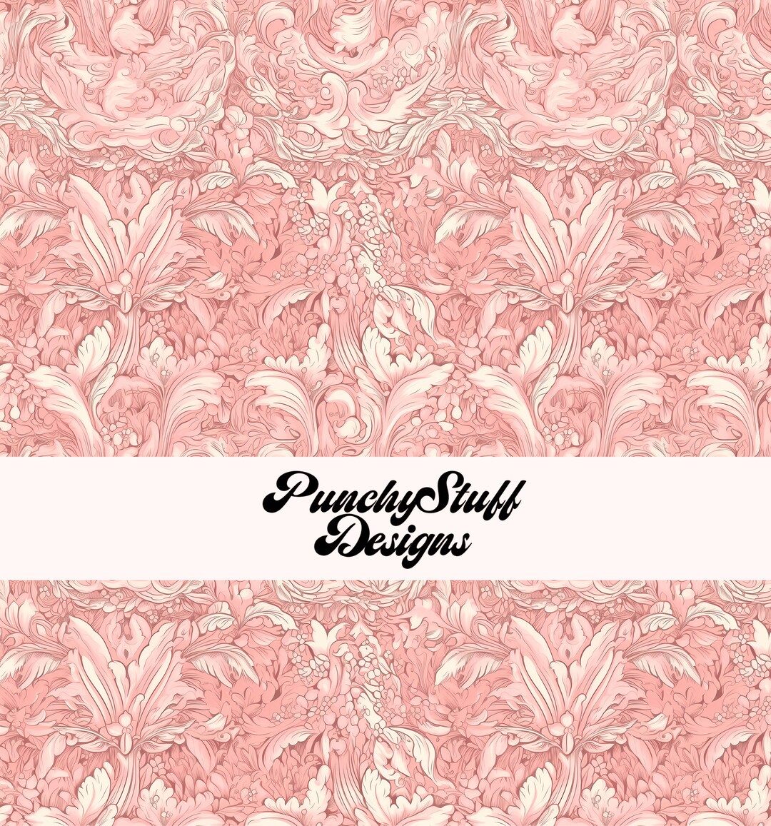 PINK PARISIAN PATTERN Seamless Digital Download French - Etsy