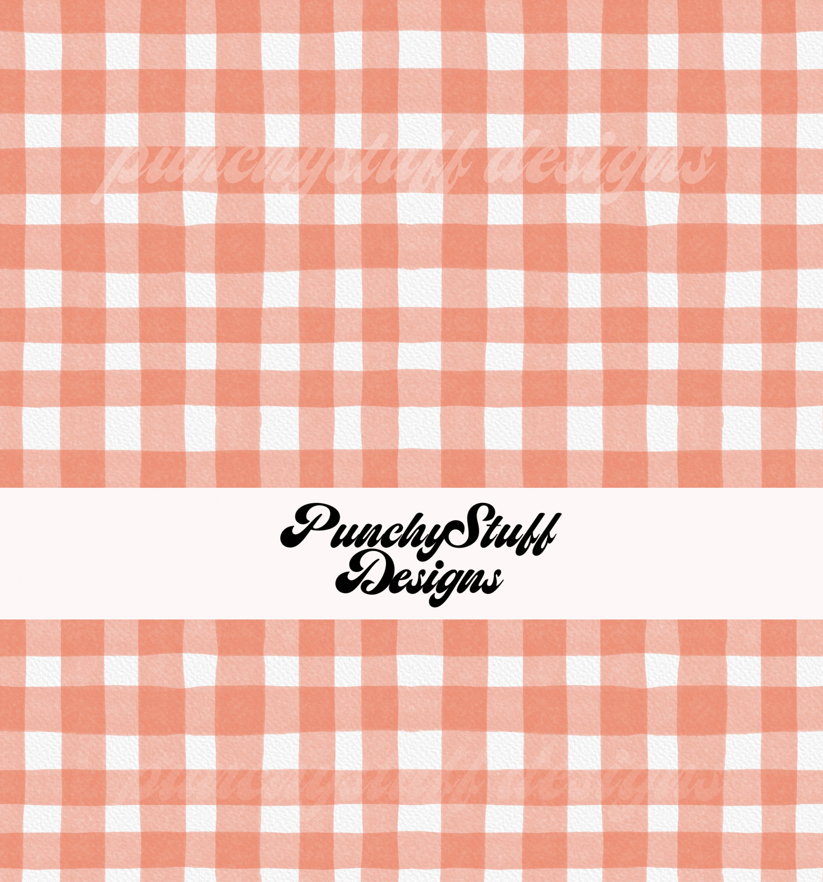 WATERCOLOR GINGHAM SEAMLESS Pattern Digital Bundle | Hand Drawn ...